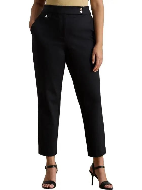 Ralph Lauren Ponte Ankle Pants - Black