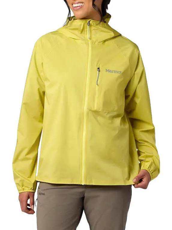 MARMOT Superalloy Bio Packable Rain Jacket - Limelight