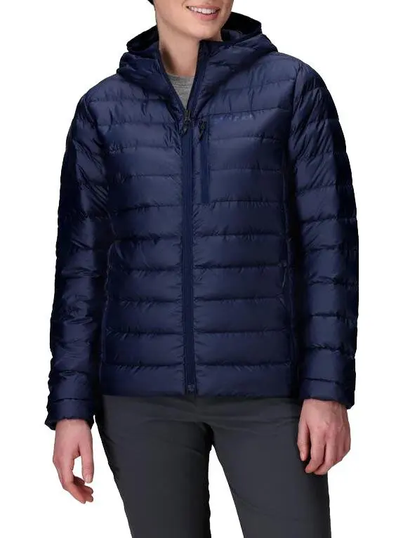 MARMOT Highlander 700 Fill Power Down Hooded Jacket - Arctic Navy