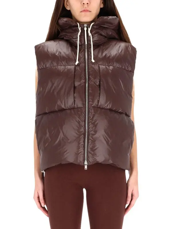JIL SANDER Padded Vest - Red
