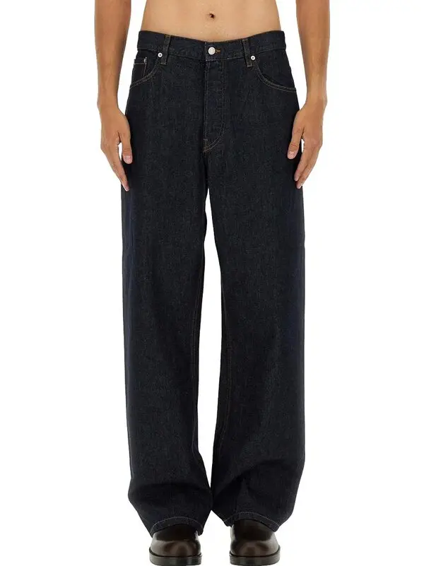 Dries Van Noten Pine Pants - Navy