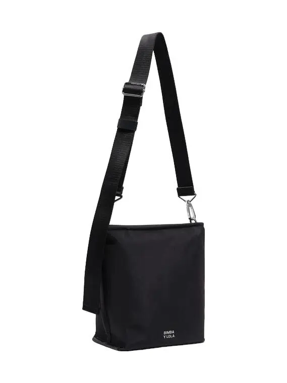 Bimba Y Lola Nylon Crossbody Bag - Black