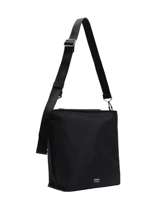 Bimba Y Lola Large Nylon Carlino Bag - Black
