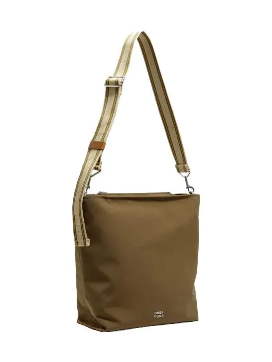 Bimba Y Lola Large Nylon Carlino Bag - Olive