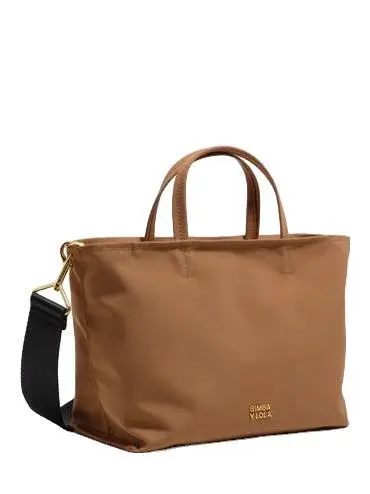 Bimba Y Lola Small Nylon Shopper Bag - Cinnamon