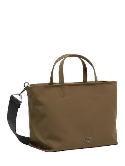 Bimba Y Lola Small Nylon Shopper Bag - Olive