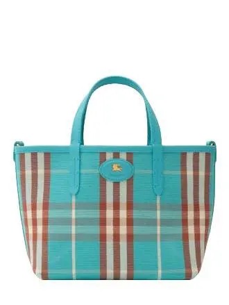 Burberry Mini Bloomsbury Reversible Tote - Blue/atom Blue