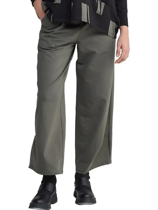 LUUKAA Cropped Darted Pants - Khaki