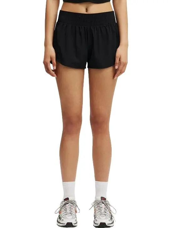 Cotton:on Active Curve Hem Short - Black