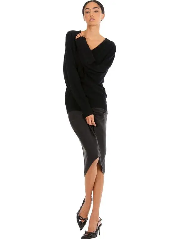 SECRET PON-PON Haven Wool-cashmere Sweater - Black