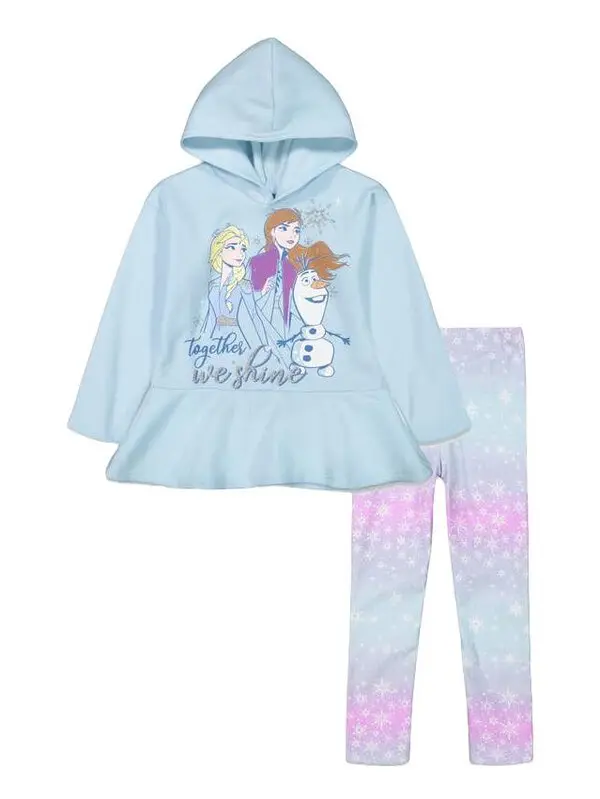 Disney Queen Elsa Pullover Hoodie & Leggings Set - Frozen