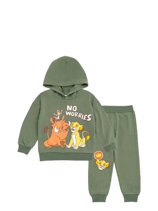 Disney Lion King Simba Fleece Set - Green