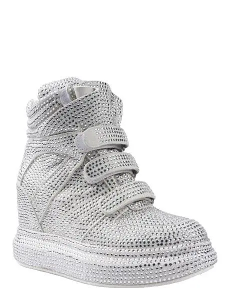 ZIGI Raelynn Crystal Embellished Bootie - Silver