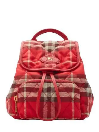 Burberry Mini Horseshoe Backpack - Crayon Red