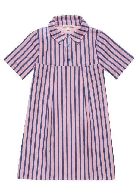 THE SUNDAY COLLECTIVE Striped Shirtdress - Blue Note Stripe