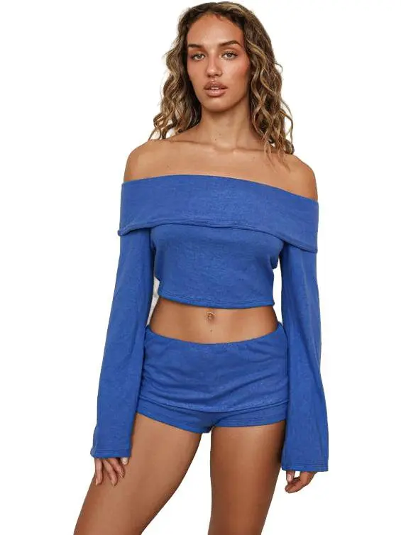 DIPPIN DAISY'S Jessie Long Sleeve Top - Indigo