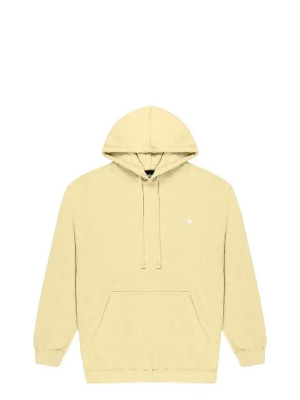 DALIX Lil Heart Midweight Hooded Sweatshirt - Yellow