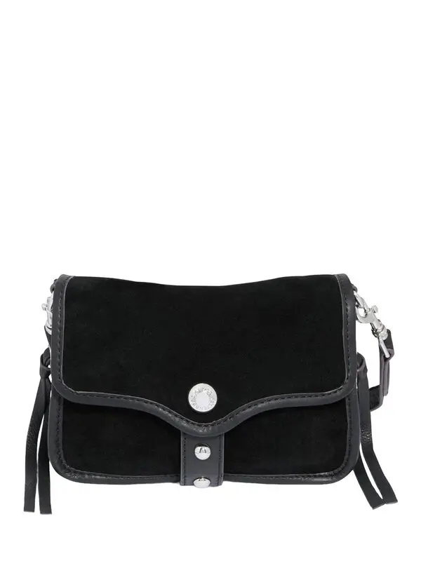 AIMEE Mini Great Escape Suede Crossbody Bag - Black Suede
