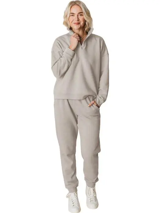 OCIO Organic Cotton Teddy Jogger - Stone