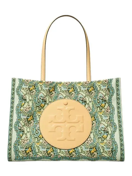Tory Burch Small Ella Printed Tote - Blue Dream Paisley