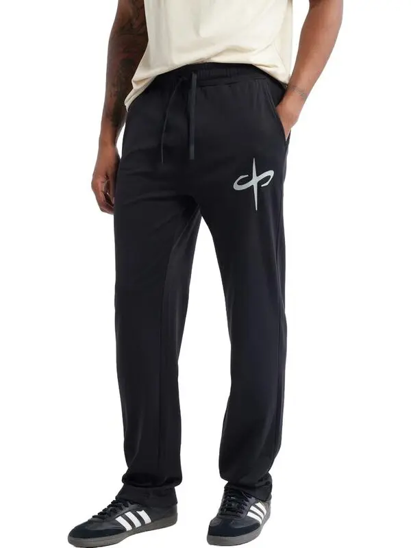 SANTO STUDIO Tempo Tonal Drawstring Pants - Black