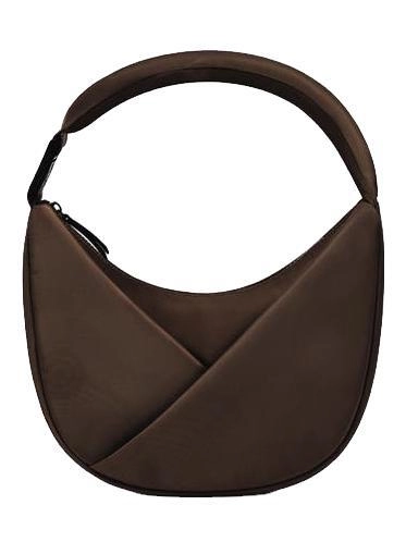 LUX AND NYX Origami Crescent Convertible Crossbody Bag - Espresso