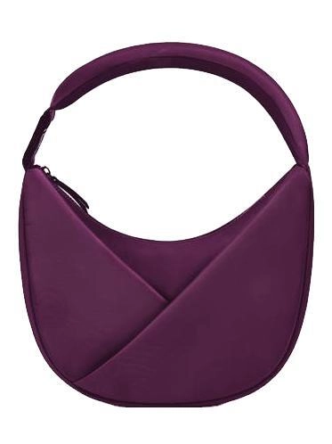 LUX AND NYX Origami Crescent Convertible Crossbody Bag - Wine