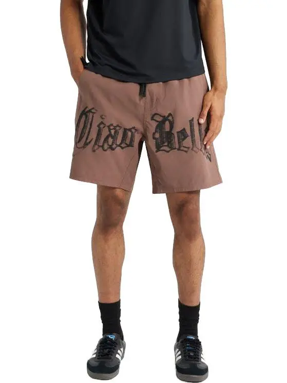 SANTO STUDIO Tempo Ciao Bella Tech Performance Shorts - Espresso
