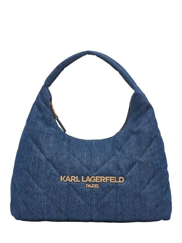 Karl Lagerfeld Paris Voyage Hobo - Washed Denim