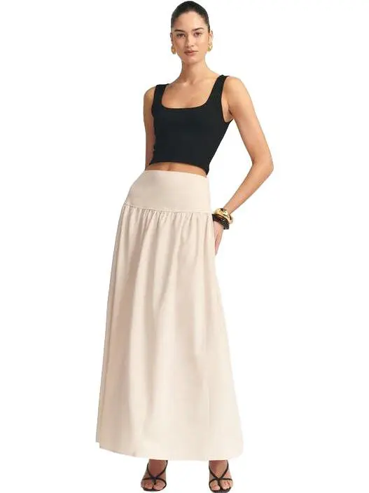 ST MRLO Gracie Maxi Skirt - Natural