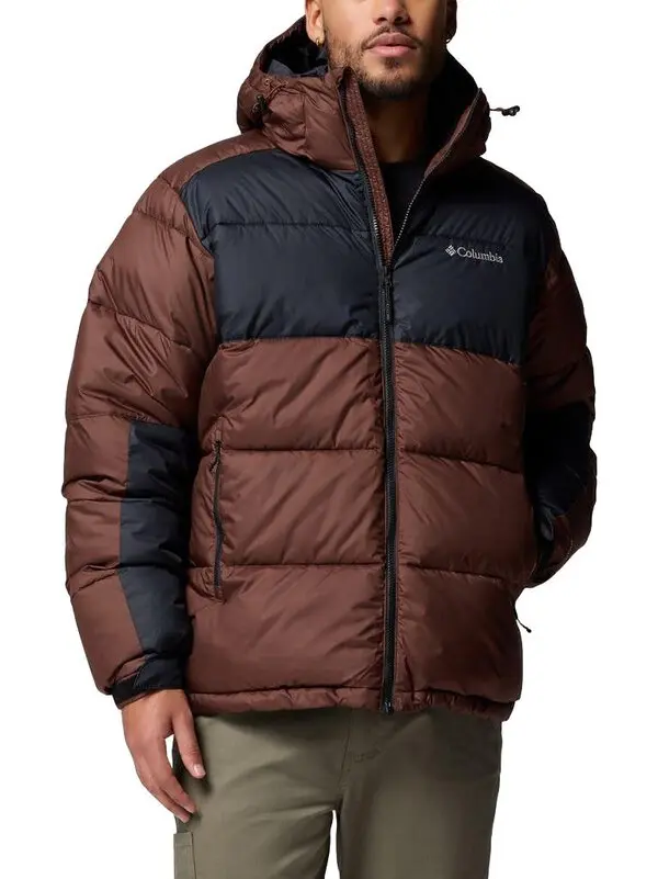 Columbia Pike Lake Ii Hooded Puffer Jacket - Tobacco Black