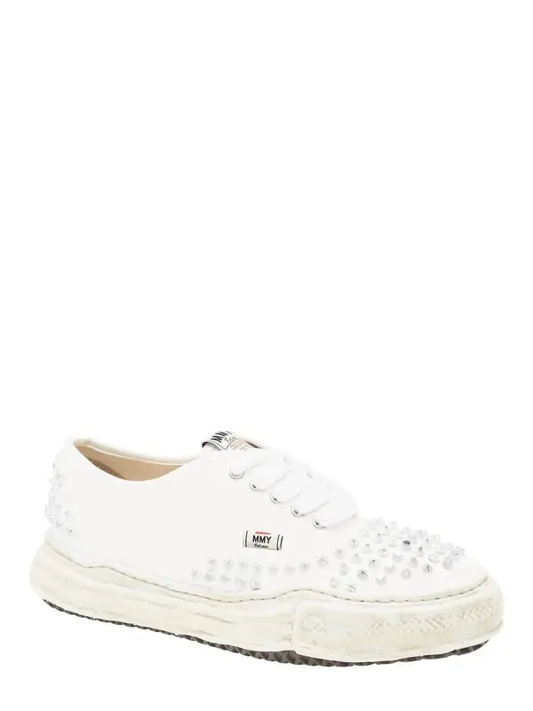 Mihara Yasuhiro Baker Studded Low-top Sneakers - White