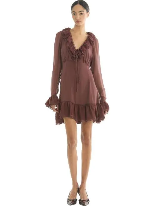 SECRET PON-PON Poet Dress - Mulberry