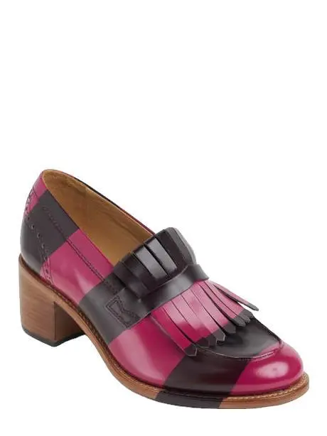 The Office Of Angela Scott Miss Day Kiltie Fringe Pump - Boysenberry