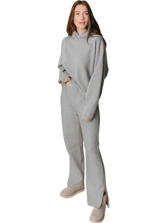 OCIO Organic Cotton Teddy Oversized Hoodie - Ash