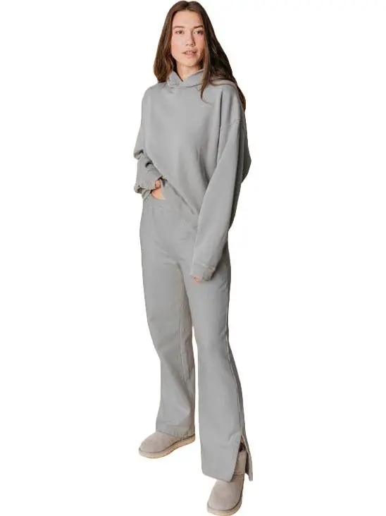OCIO Organic Cotton Teddy Oversized Hoodie - Ash