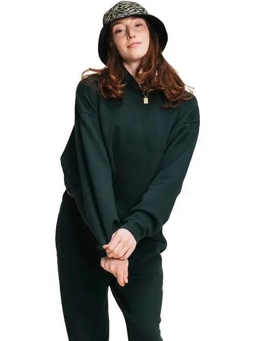 OCIO Organic Cotton Teddy Oversized Hoodie - Grove