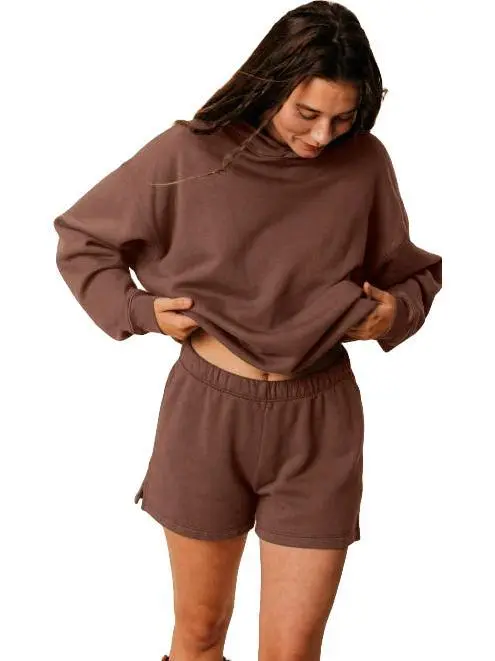 OCIO Organic Cotton Teddy Oversized Hoodie - Rye