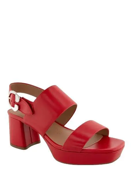 Aerosoles Prym Slingback Platform Sandal - Racing Red