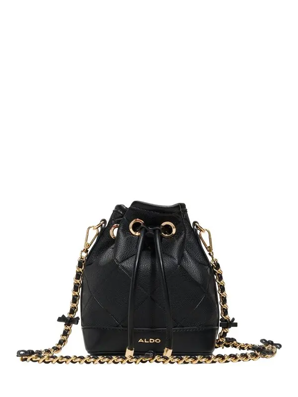 Aldo Elynnaa Faux Leather Bucket Bag - Black