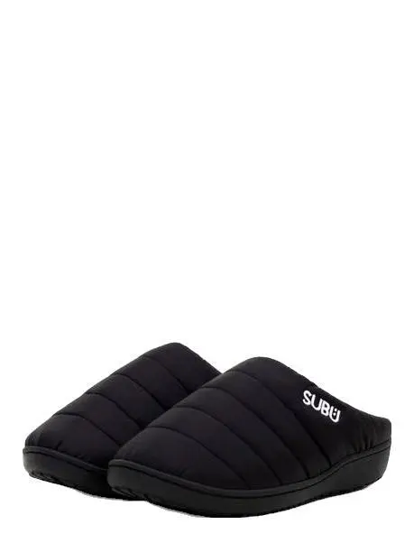 SUBU Puffer Slippers - Black
