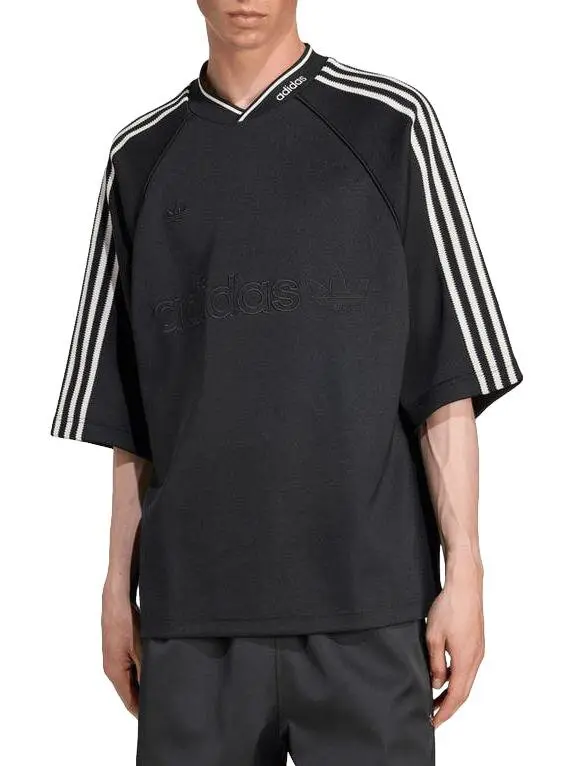 Adidas Premium 3-stripes Jersey - Black
