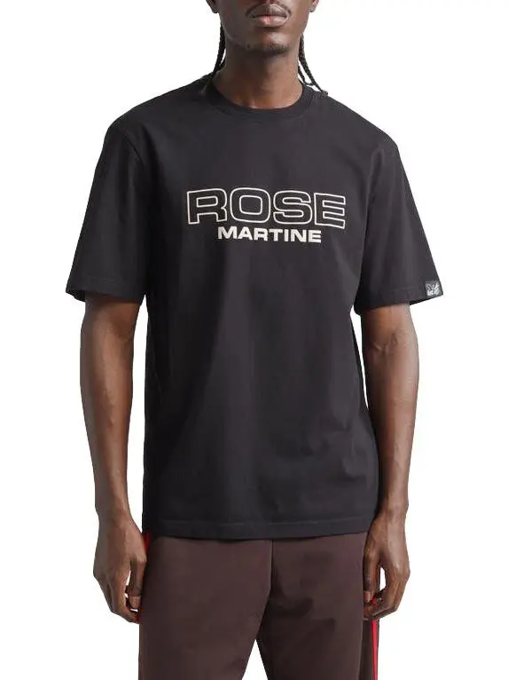 Martine Rose Classic Logo Graphic T-shirt - Black