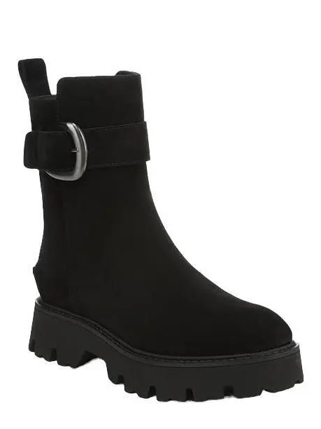 CIRCUS NY BY SAM EDELMAN Primm Lug Sole Bootie - Black Suede