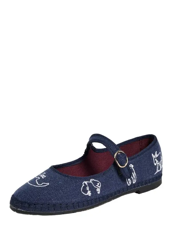 FLABELUS X Sea Nyc Mary Jane Flats - Demi