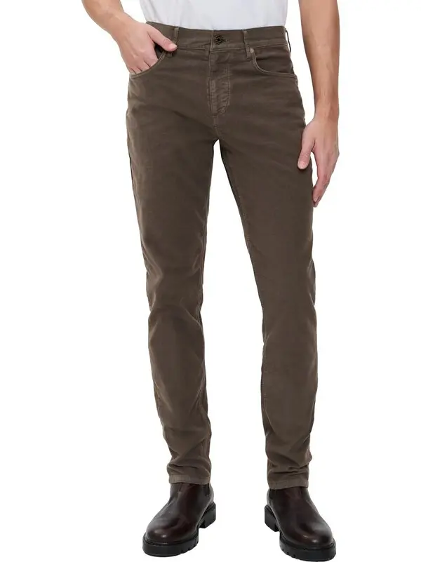 Billy Reid Moleskin Cochran Jeans - Coffee