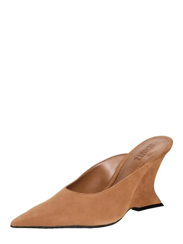Schutz Siena Mules - Wood