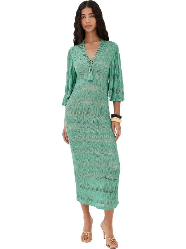 Figue Allison Dress - Misty Green