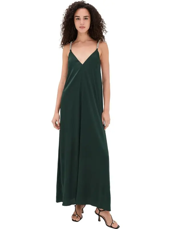 Significant Other Abbey Trapeze Maxi Dress - Emerald