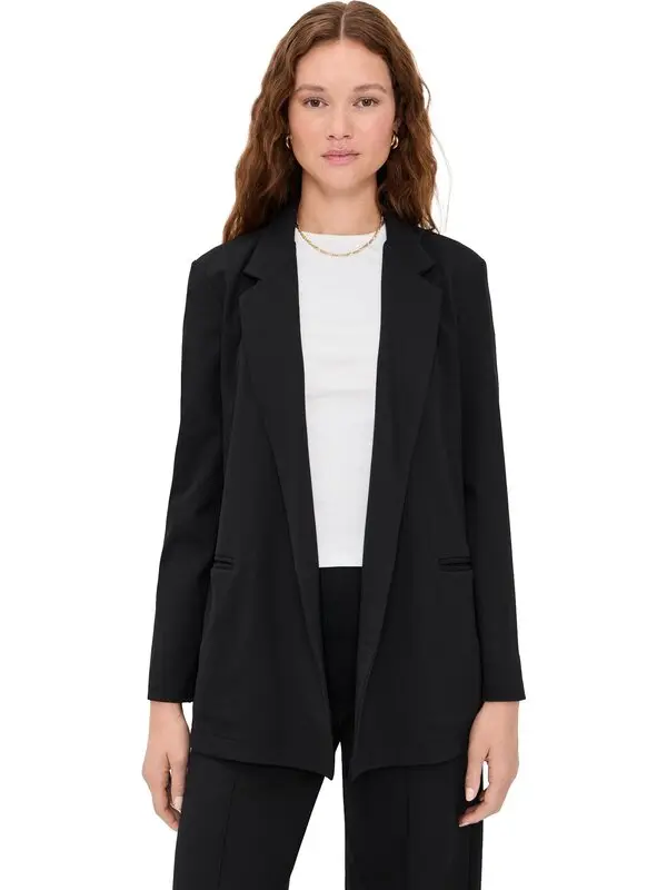 RIPLEY RADER Ponte Knit Oversized Blazer - Black